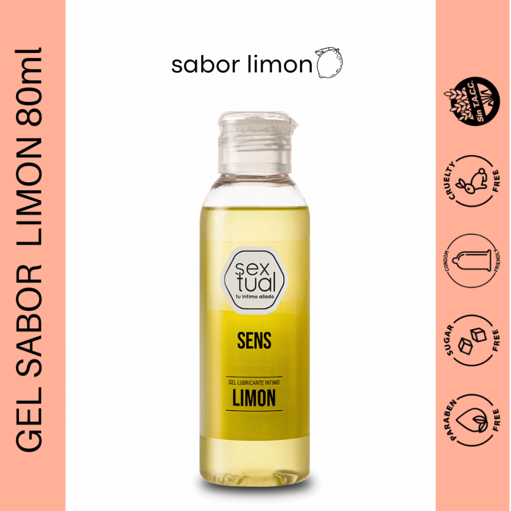 Gel sabor a Limon (sextual) 80ml – Malamente Mayorista
